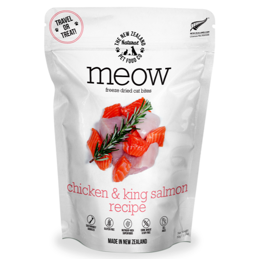 Meow Chicken & Salmon 50g – Nessie Jays Dog Treats